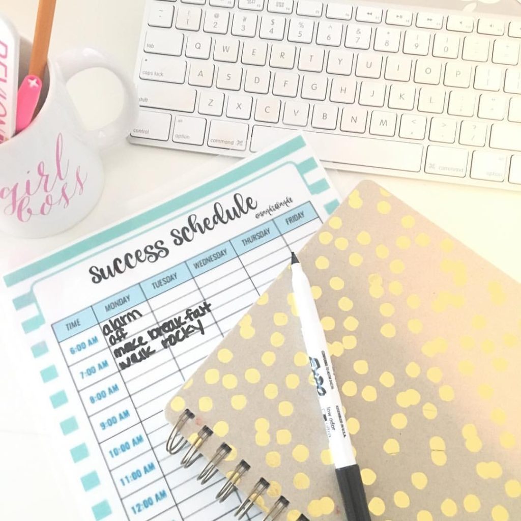 Customize Your Own Success Schedule - Business And Body